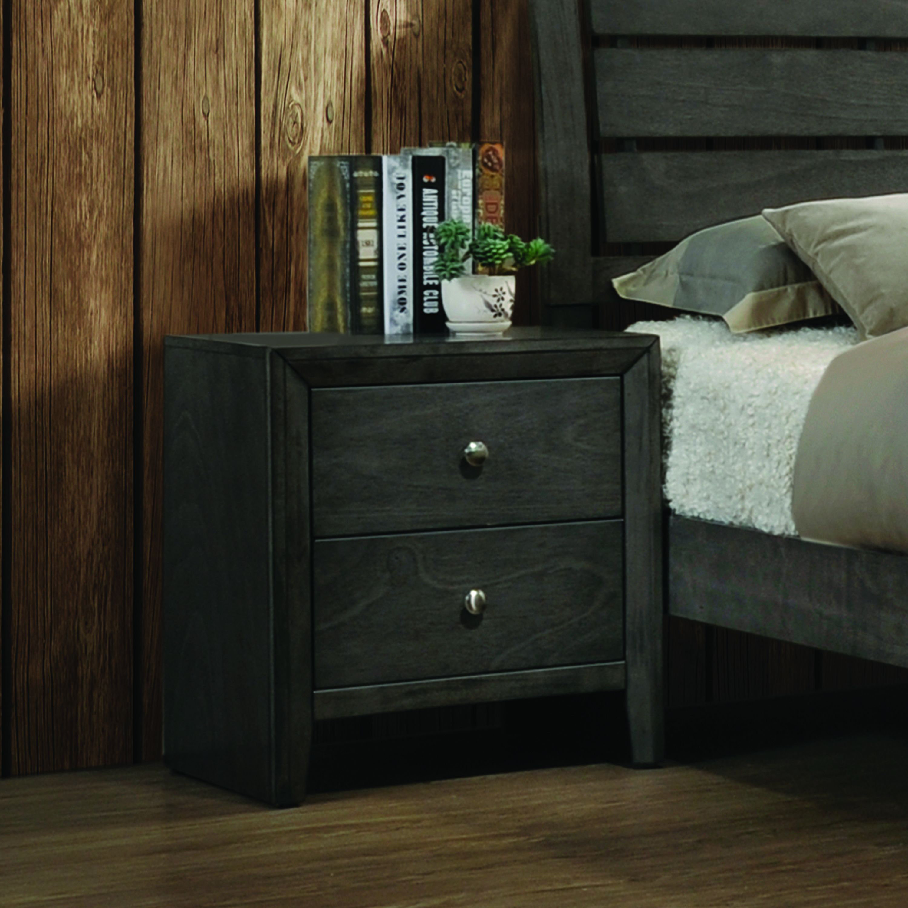 Charlton Home® Grimkil 2 - Drawer Nightstand | Wayfair