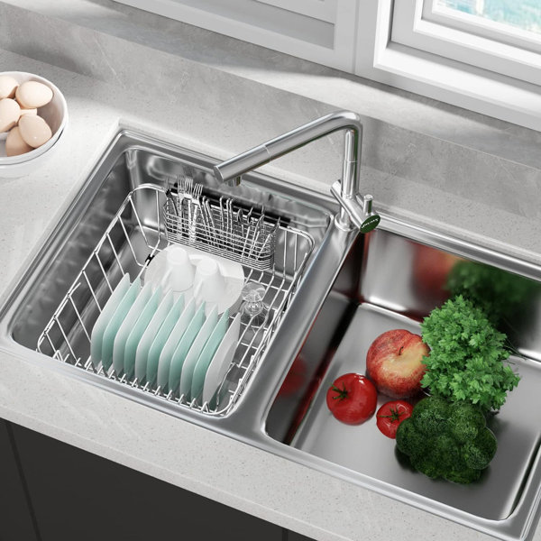 Co-t Stainless Steel In Sink Dish Rack | Wayfair