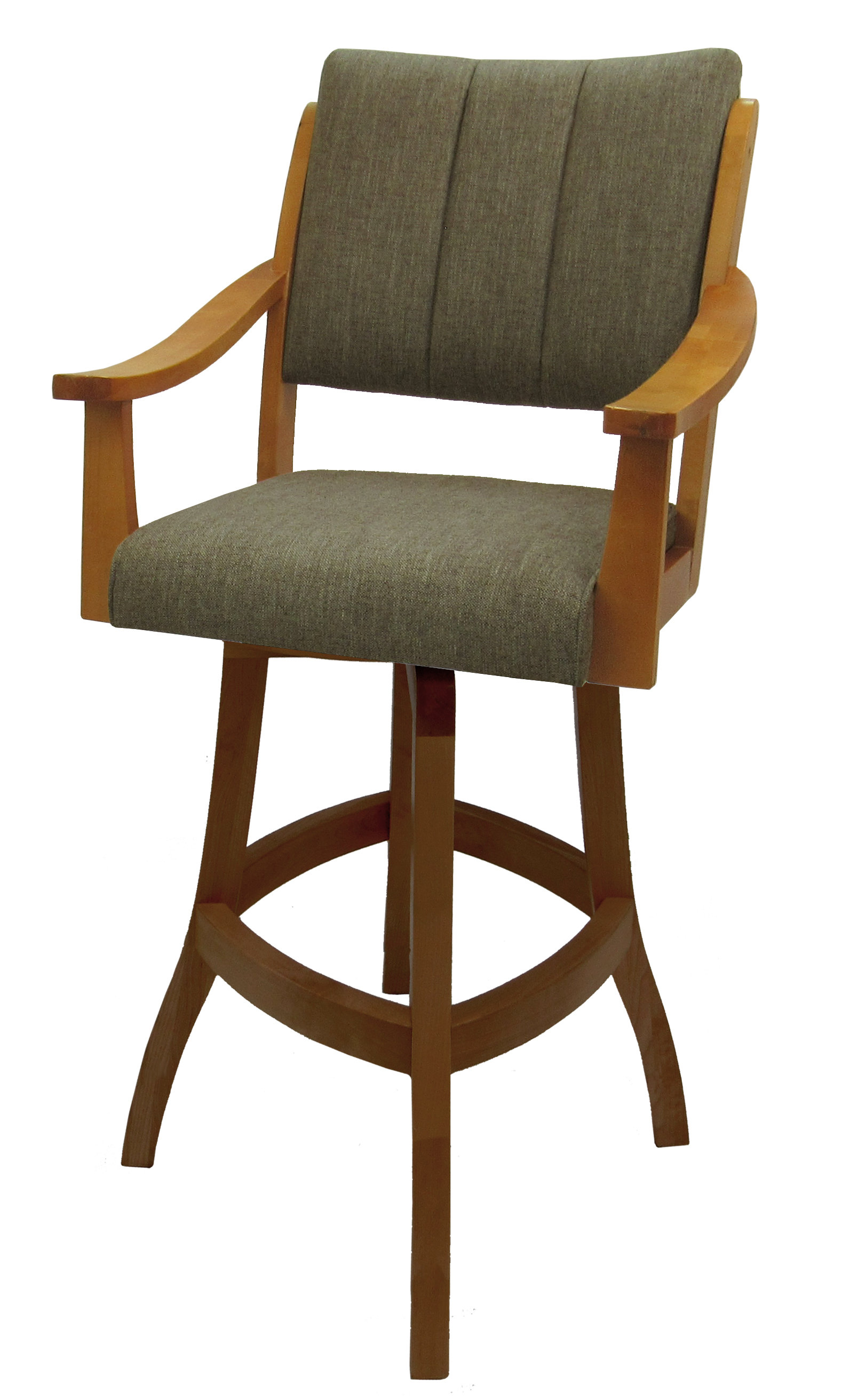 Lark Manor™ Haroldene Solid Wood Extra Tall Stool - Basin Beige ...