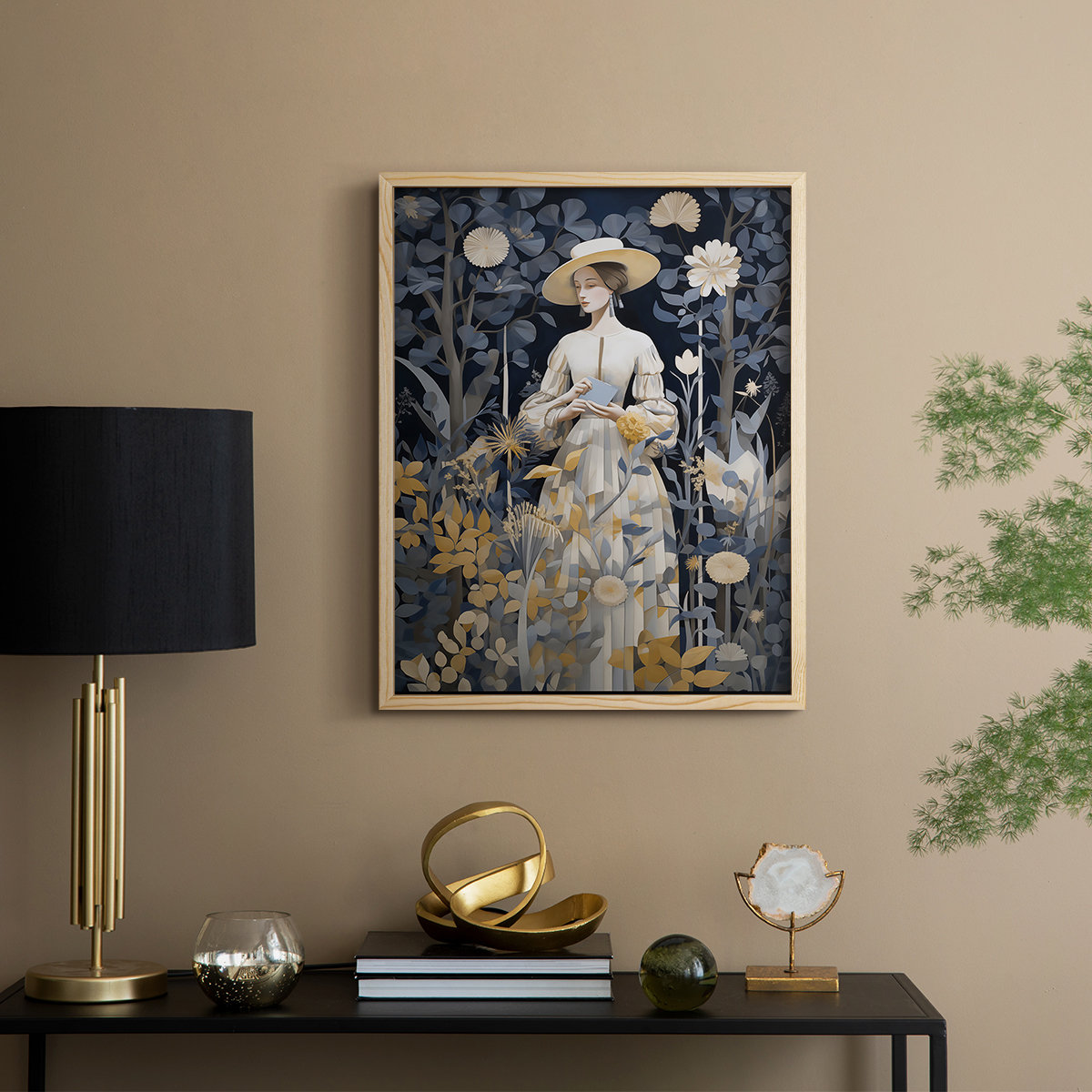 Charlton Home® WOMEN Series DLX Framed Print - Solid Wood | Wayfair