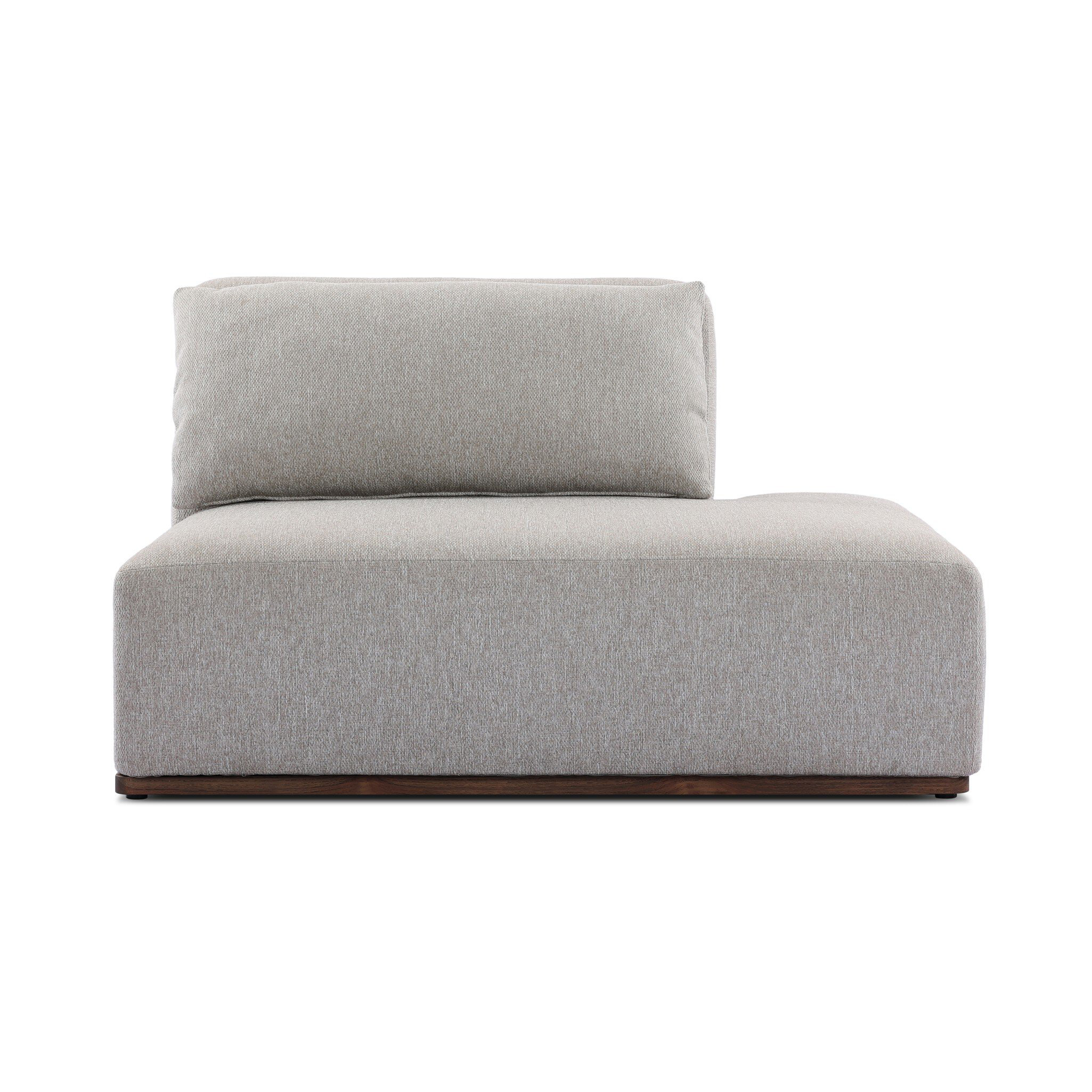 Four Hands Adler Outdoor Right Facing Bumper Chaise PC-Concha Fog | Wayfair