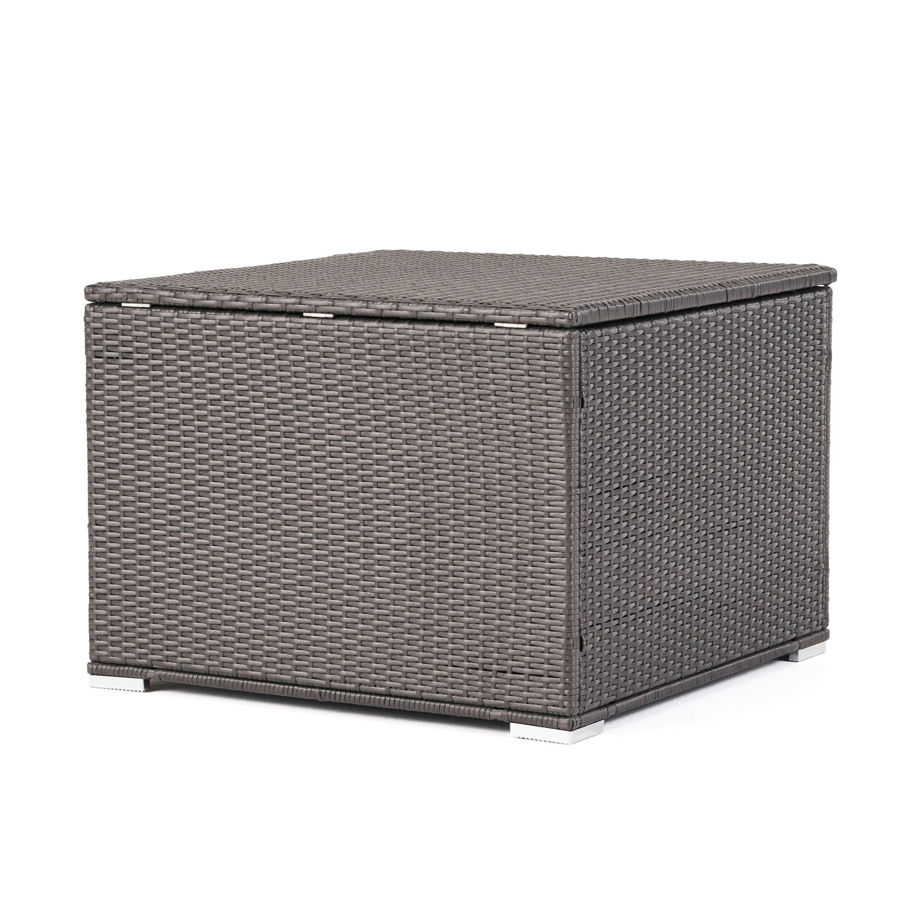 Hokku Designs Grey Patio Storage With Tough Iron Support, 33.45 In ...