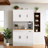 Ebern Designs Kitchen Pantry Cabinet, 71" Tall Kitchen Storage Cabinet ...