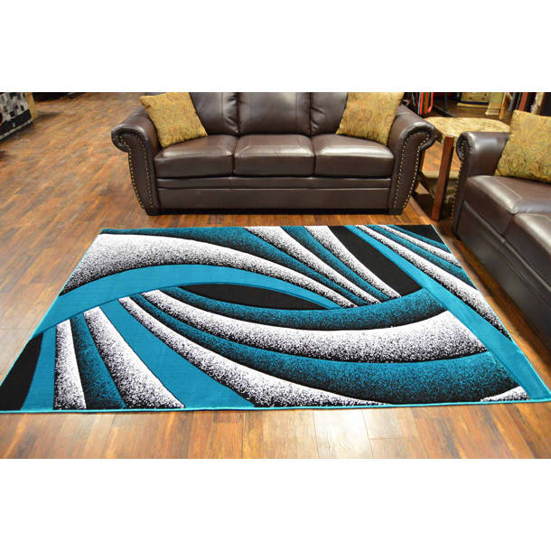 Ivy Bronx Mccampbell Abstract Rug & Reviews | Wayfair