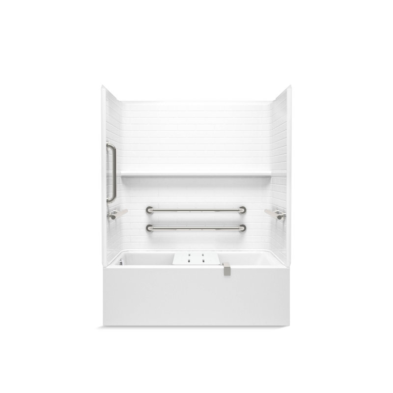 Sterling by Kohler Forum Traverse 60 In. X 30 In. Above-Floor-Drain ...