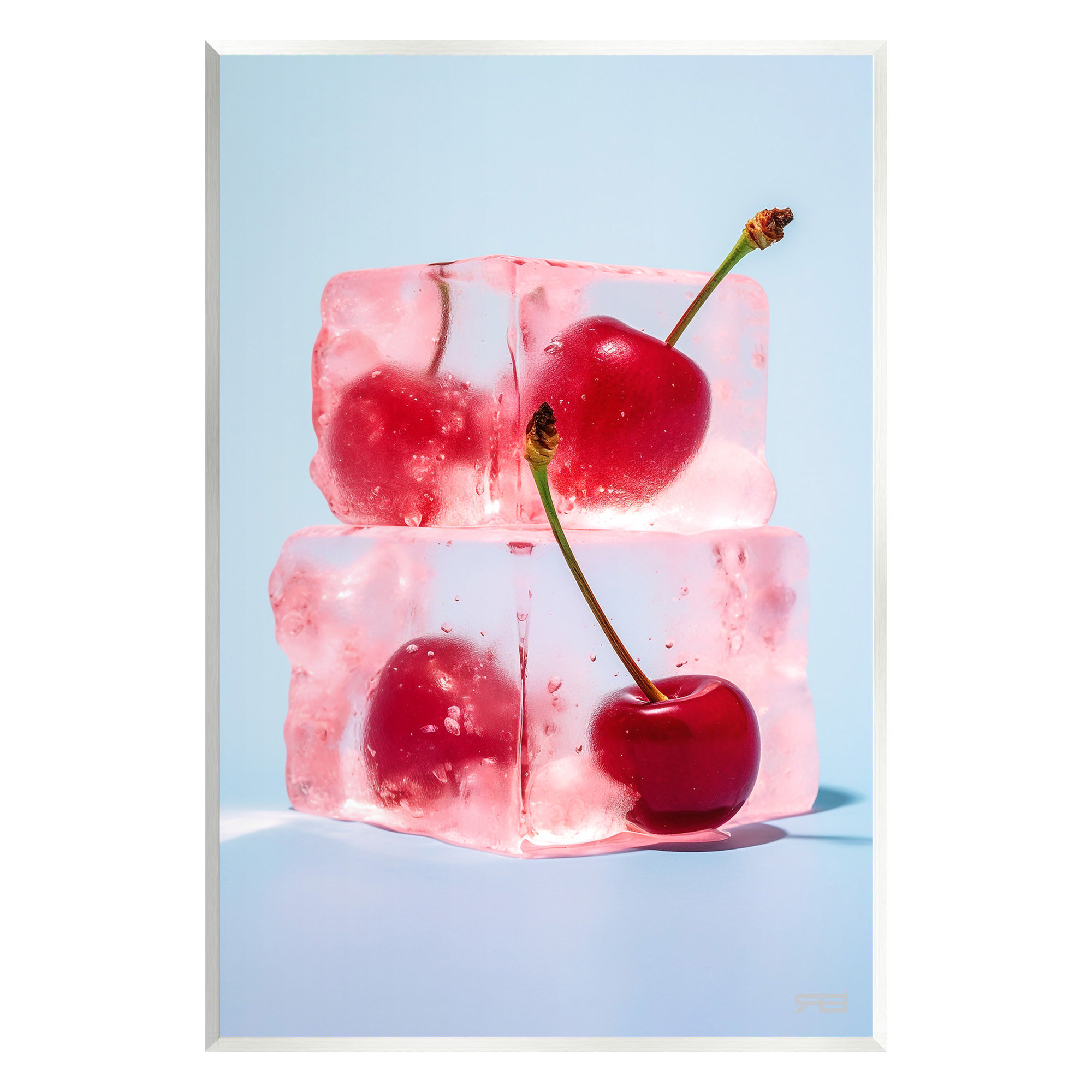 Stupell Industries Cherry Ice Cubes Wall Plaque Art by RB | Wayfair