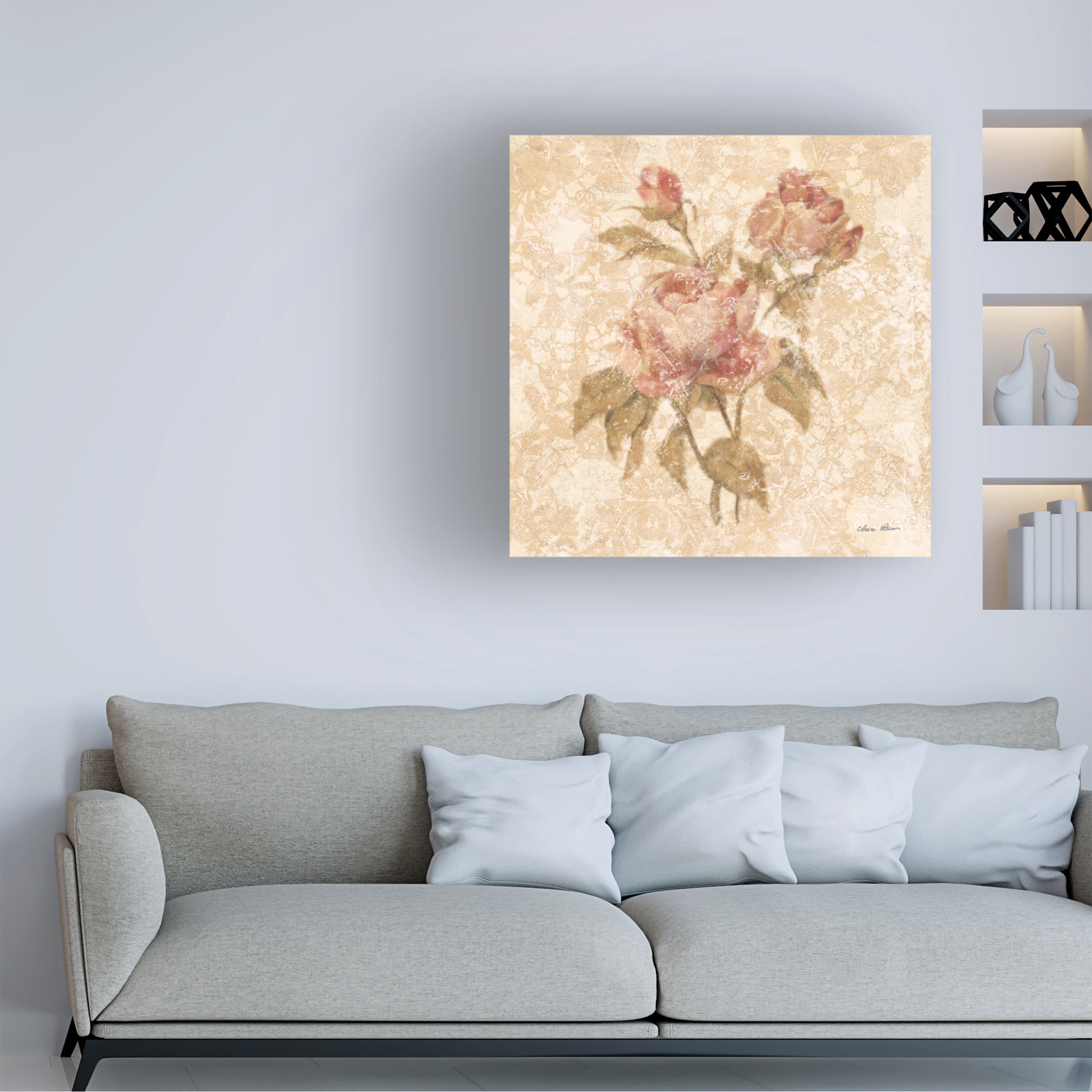 Trademark Fine Art Cheri Blum Bohemian Roses II Canvas Art | Wayfair