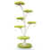 FKWin 5'11" H Tall Cat Tree Flower Shape Scratching Post Cat Tower ...
