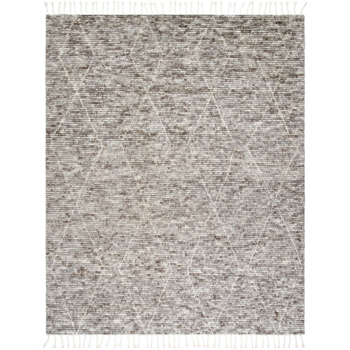 Talon Hand-Knotted Wool Gray/Brown Rug | AllModern