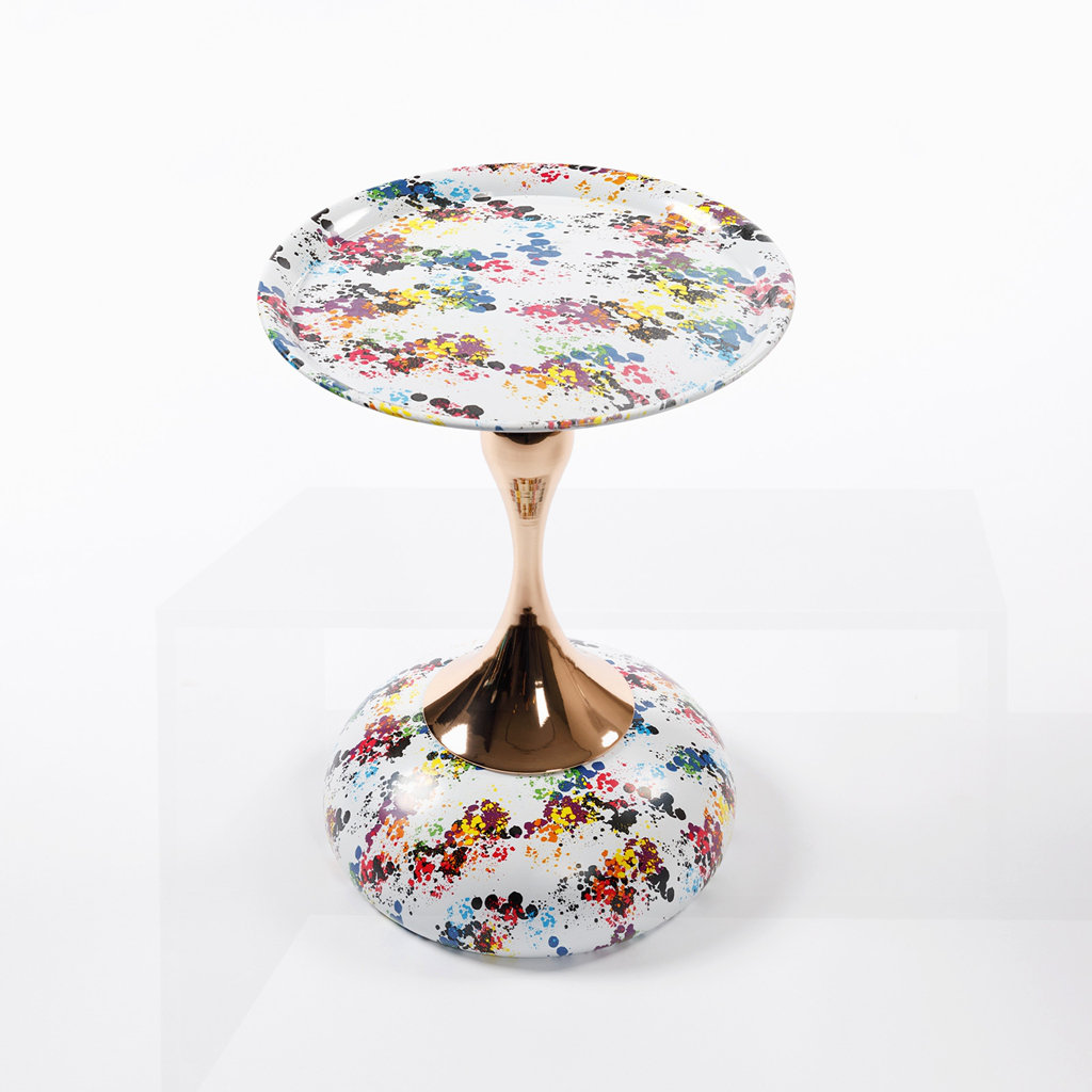 Mercer41 Mermaid Tail End Coffee Table Round Side Table | Wayfair