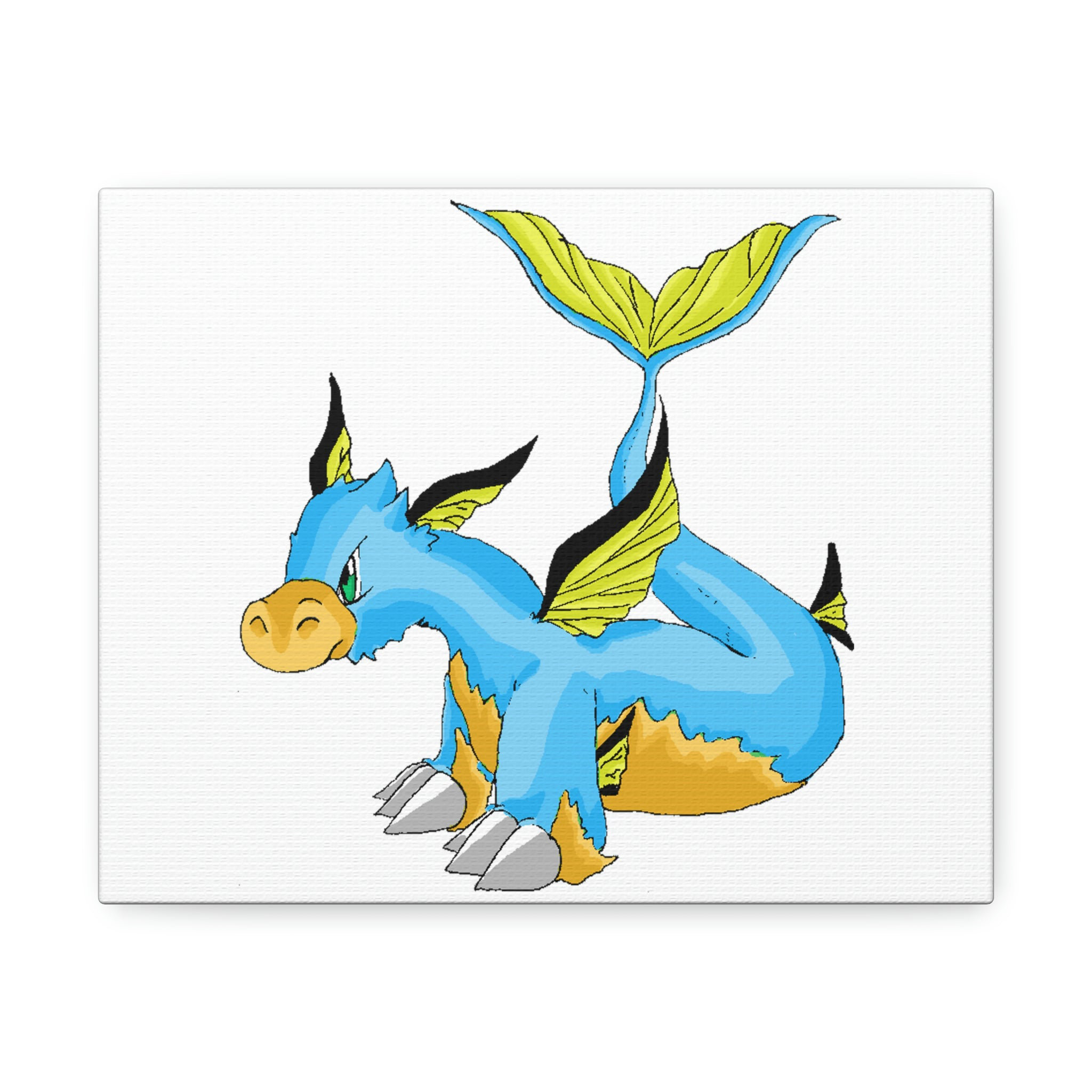 Zoomie Kids Dragon by Kelly Johnson - Graphic Art on Canvas | Wayfair
