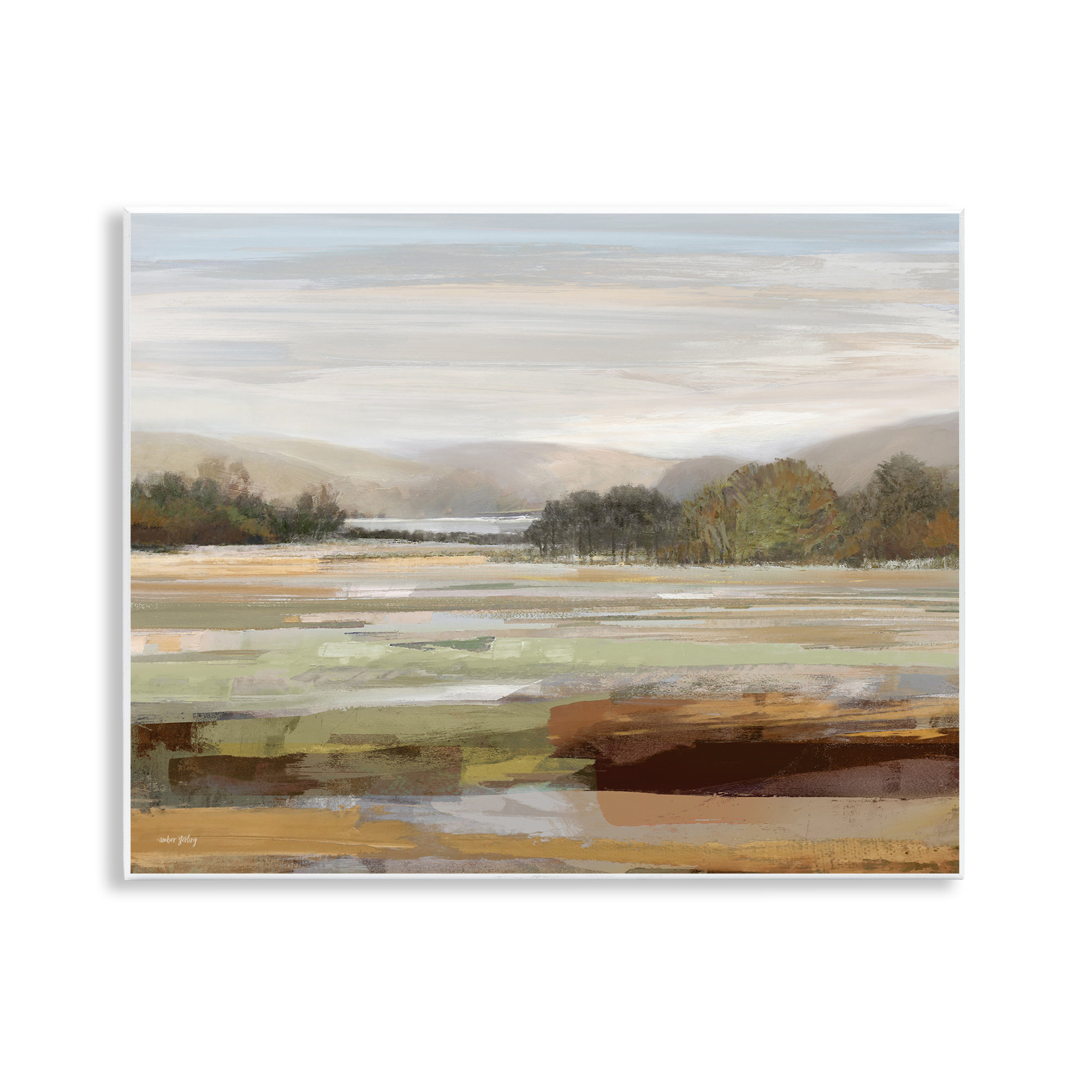 Dakota Fields Idyllic Countryside View Wall Plaque Art by Amber ...