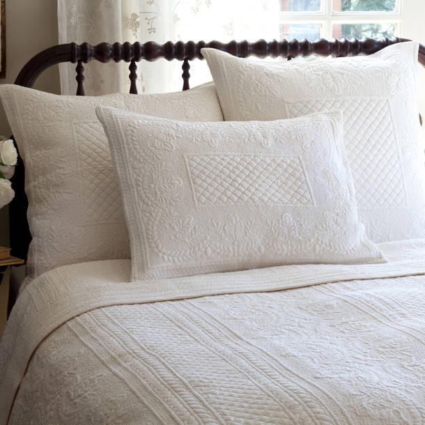 Taylor Linens Laura Cotton Pillow Sham & Reviews | Wayfair