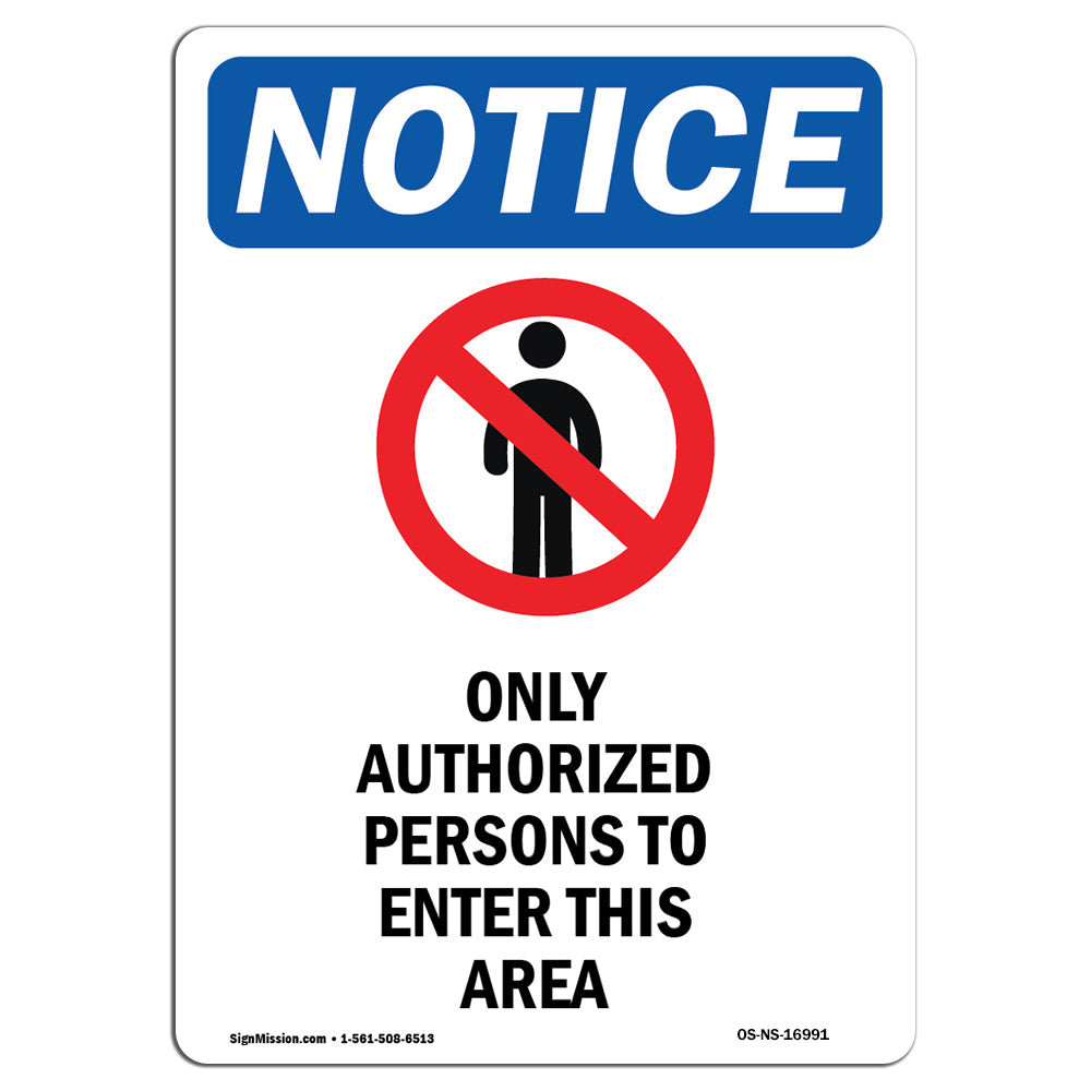 SignMission Only Authorized Persons Sign | Wayfair