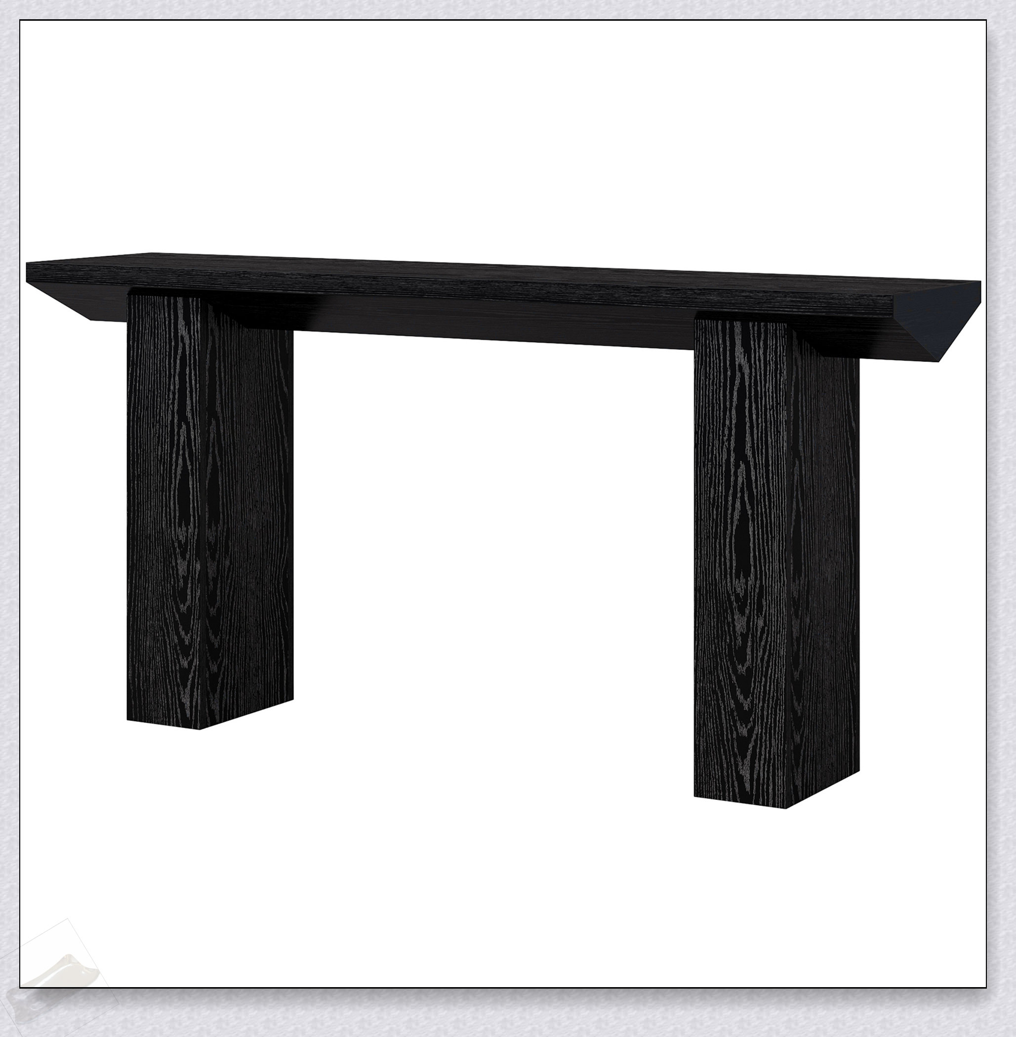 17 Stories 63 Inch Industrial Farmhouse Extra Long Console Table ...