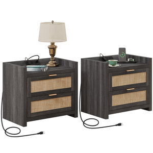 Millwood Pines Aneke Nightstand & Reviews | Wayfair