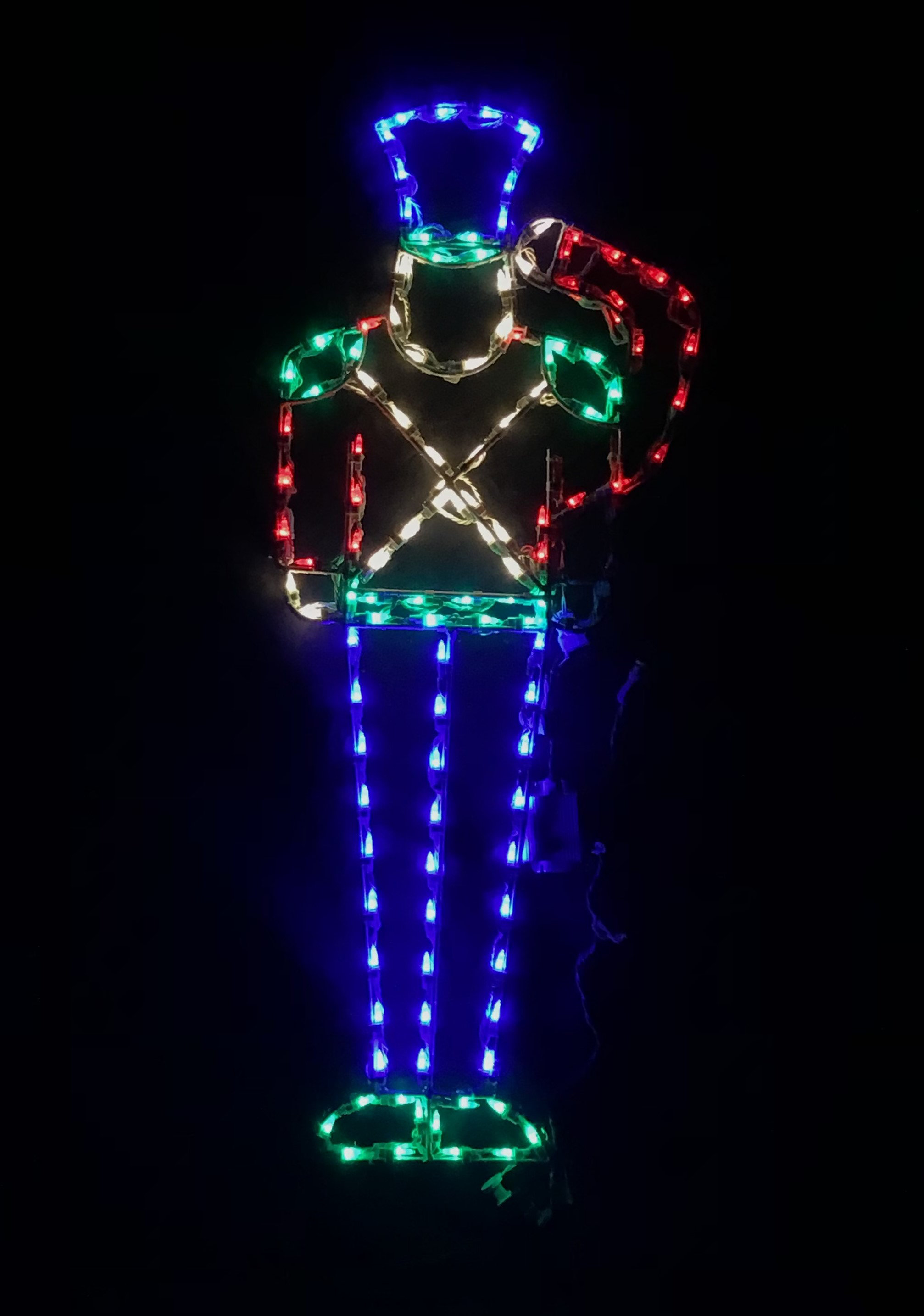 Lori's Lighted D'Lites Animated Small Saluting Soldier Holiday Lighted ...