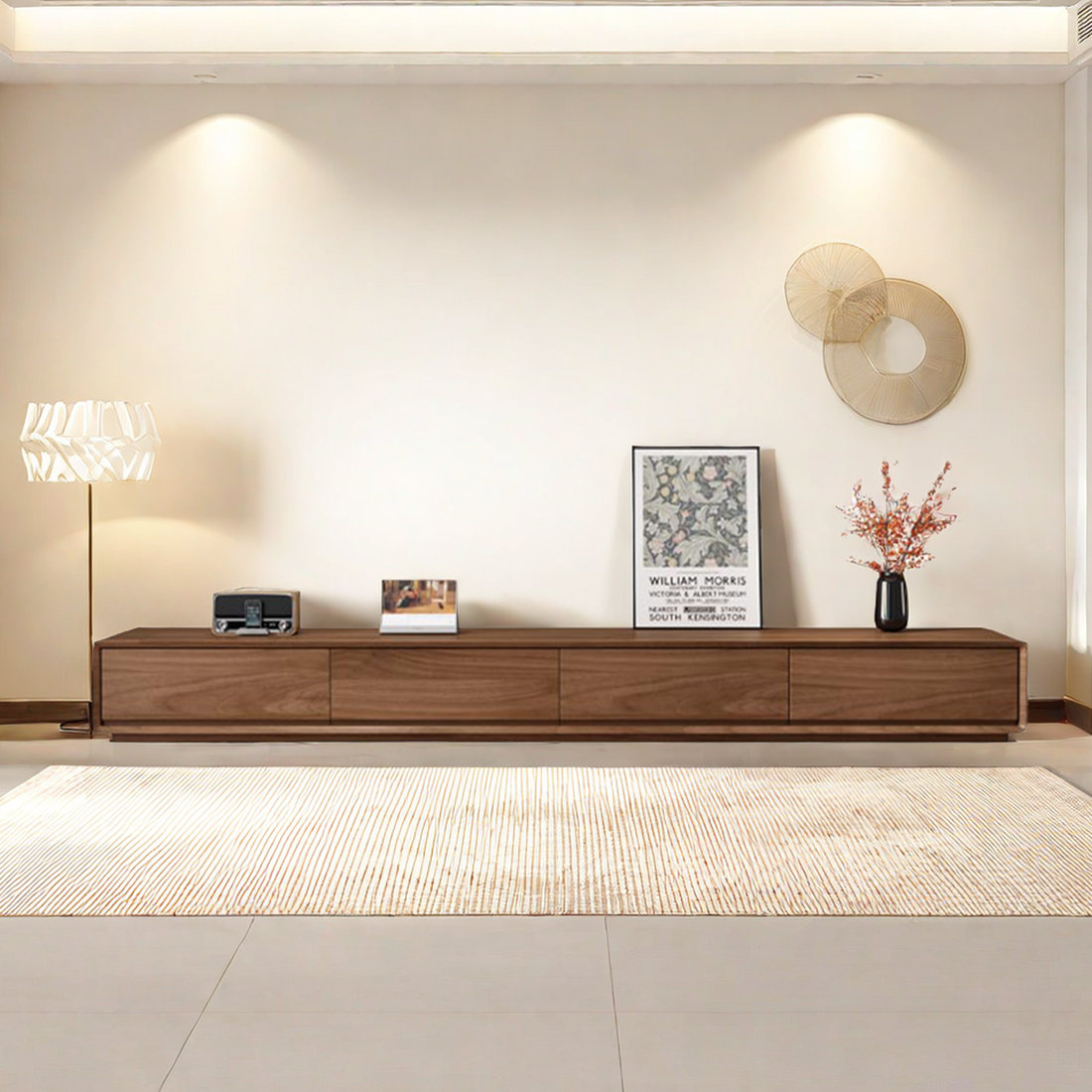 Orren Ellis Ronicka 94.48'' W Storage Credenza | Wayfair