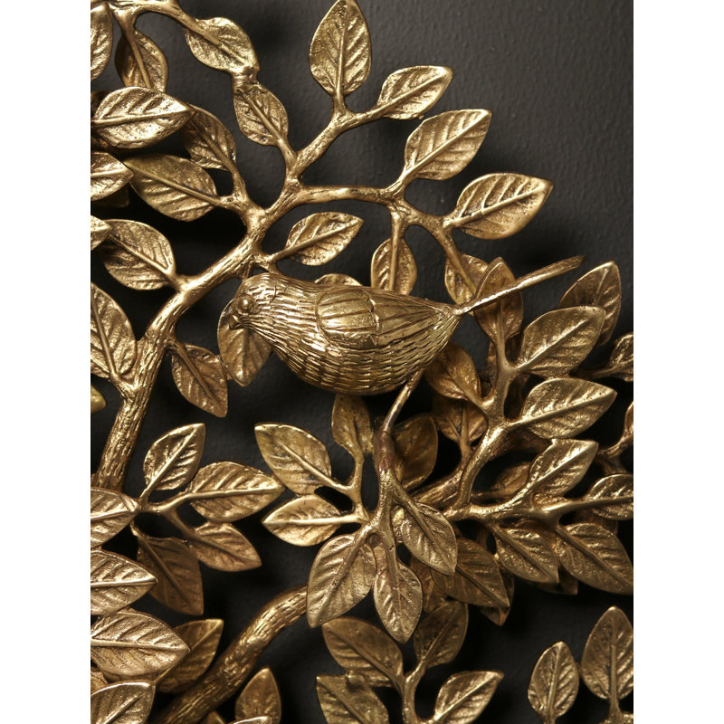 Exotic India Brass Bodhi Tree Wall Décor | Wayfair