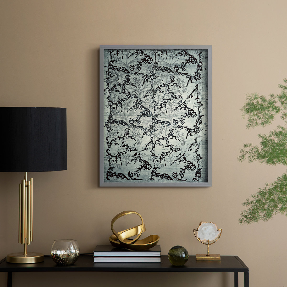 George Oliver Vintage Abstract Print XC Framed Print - Solid Wood | Wayfair