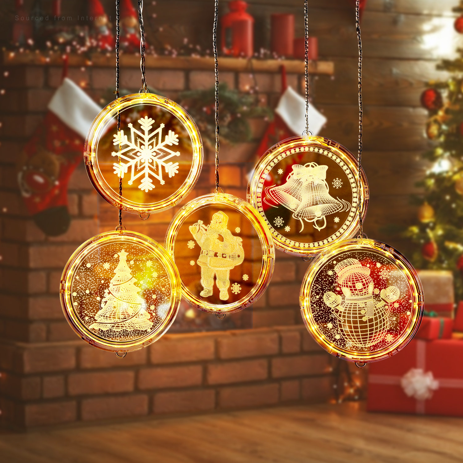 Rebrilliant Lewton Christmas Decoration LED String Lights, 2800K Soft ...