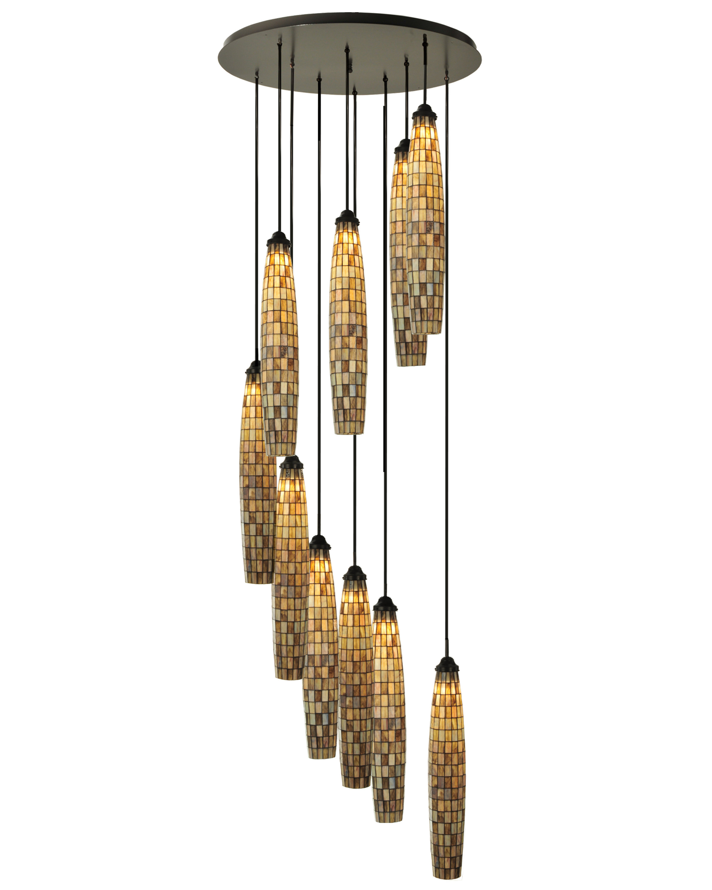 Meyda Lighting Checkers 10 - Light Unique / Statement Chandelier | Perigold