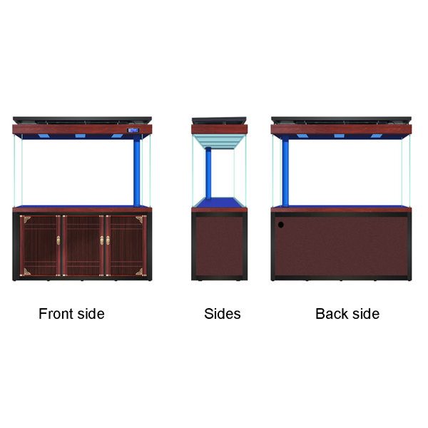 Tucker Murphy Pet™ Neo-Chinese Style Grid Large Screen Aquarium Tank ...