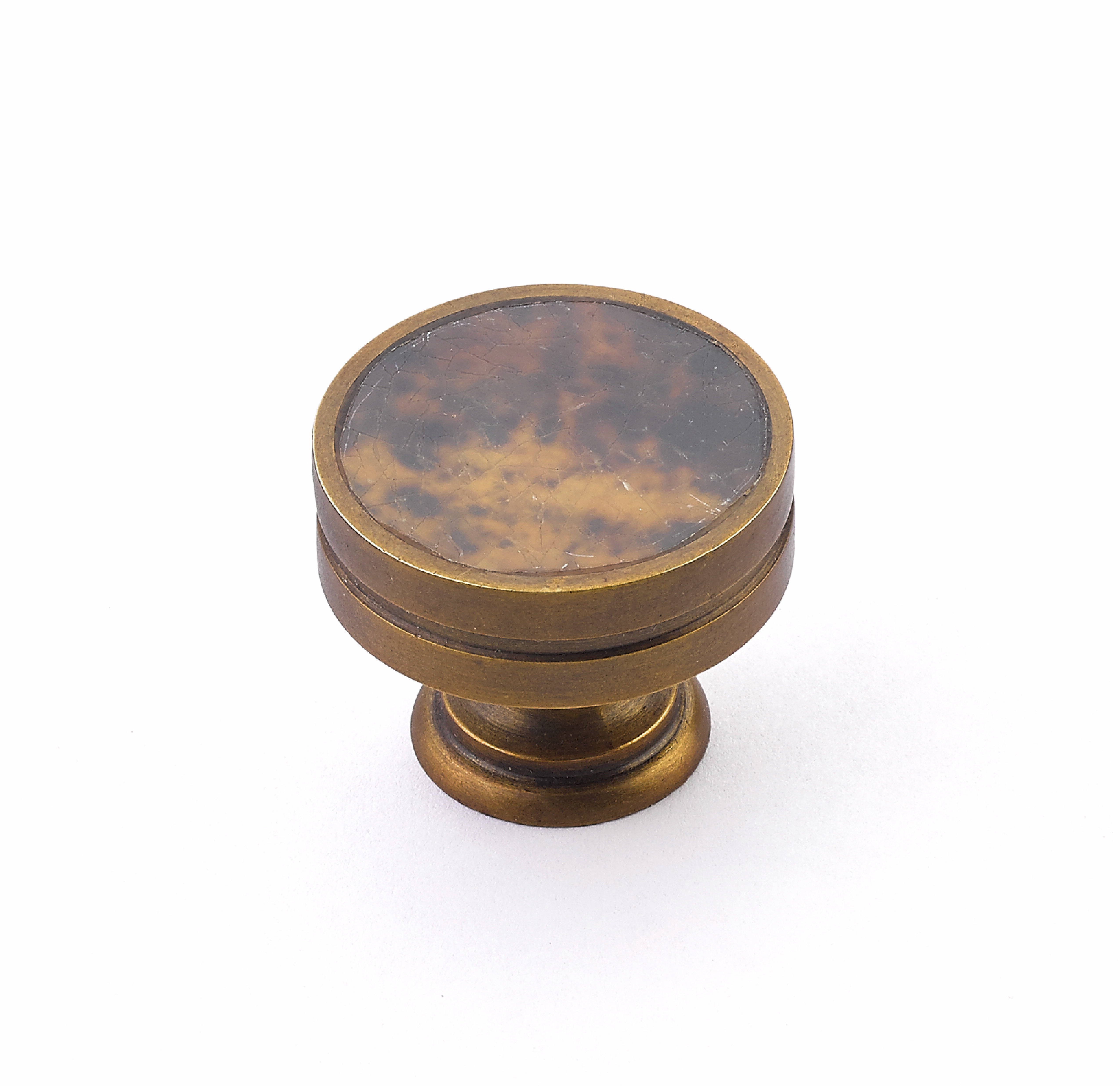 Schaub Symphony Tiger Penshell Cabinet Knob 1-3/8", Estate Dover | Wayfair