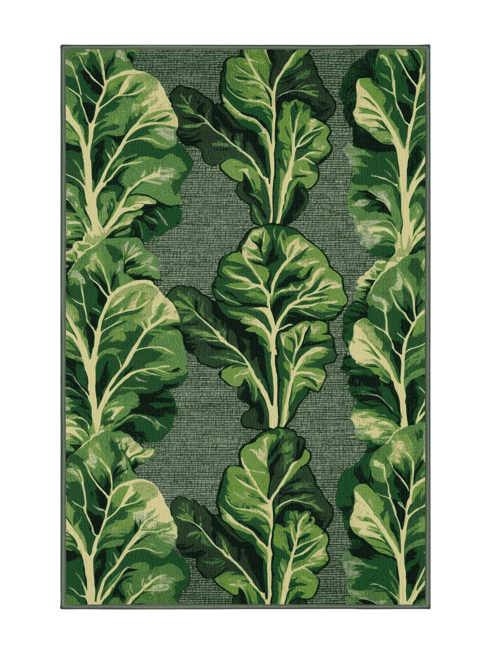Dakota Fields Washable Collard Greens Vegetables Area Rug | Wayfair