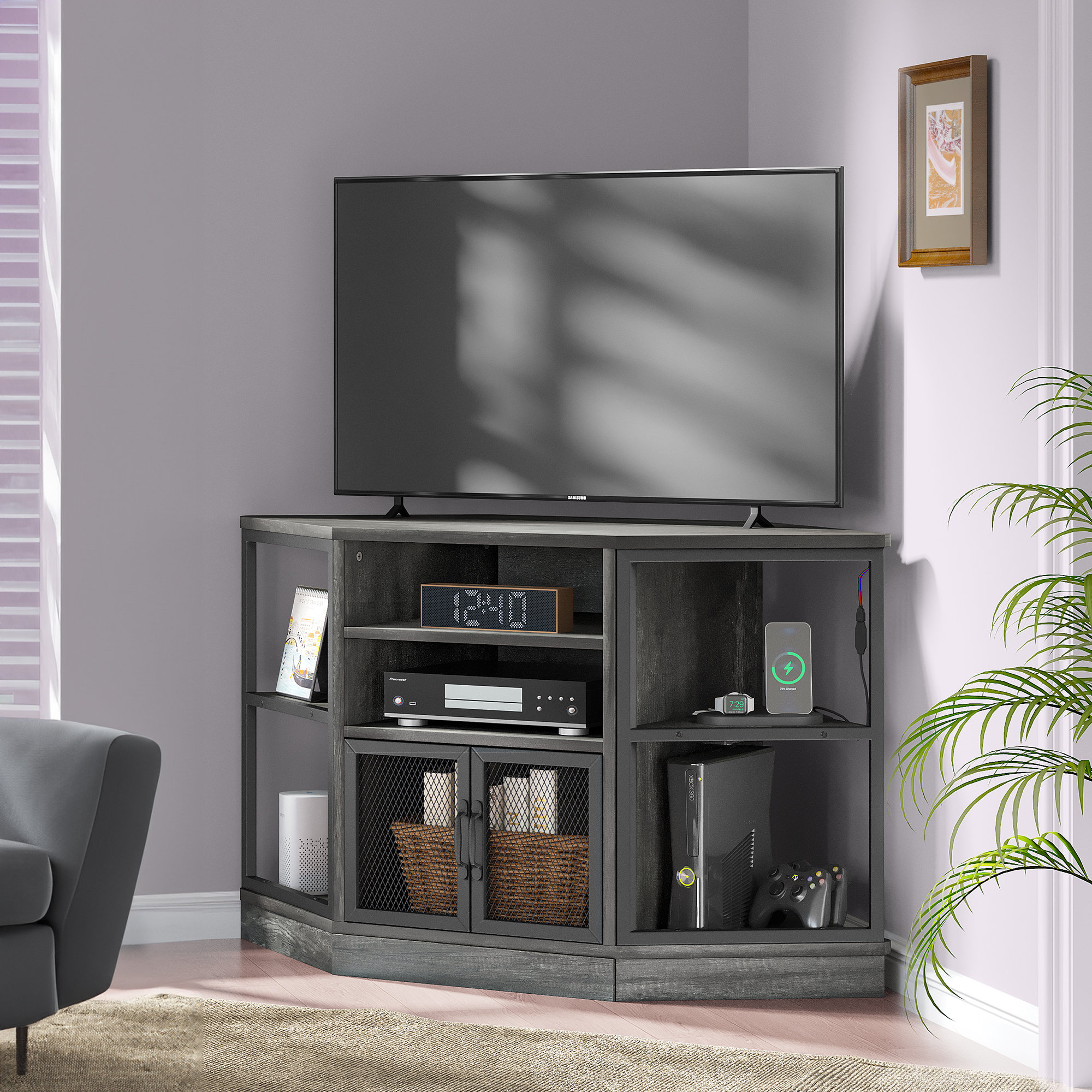 Wrought Studio Crédence de rangement Kaitee 47,2 W & Reviews - Wayfair ...