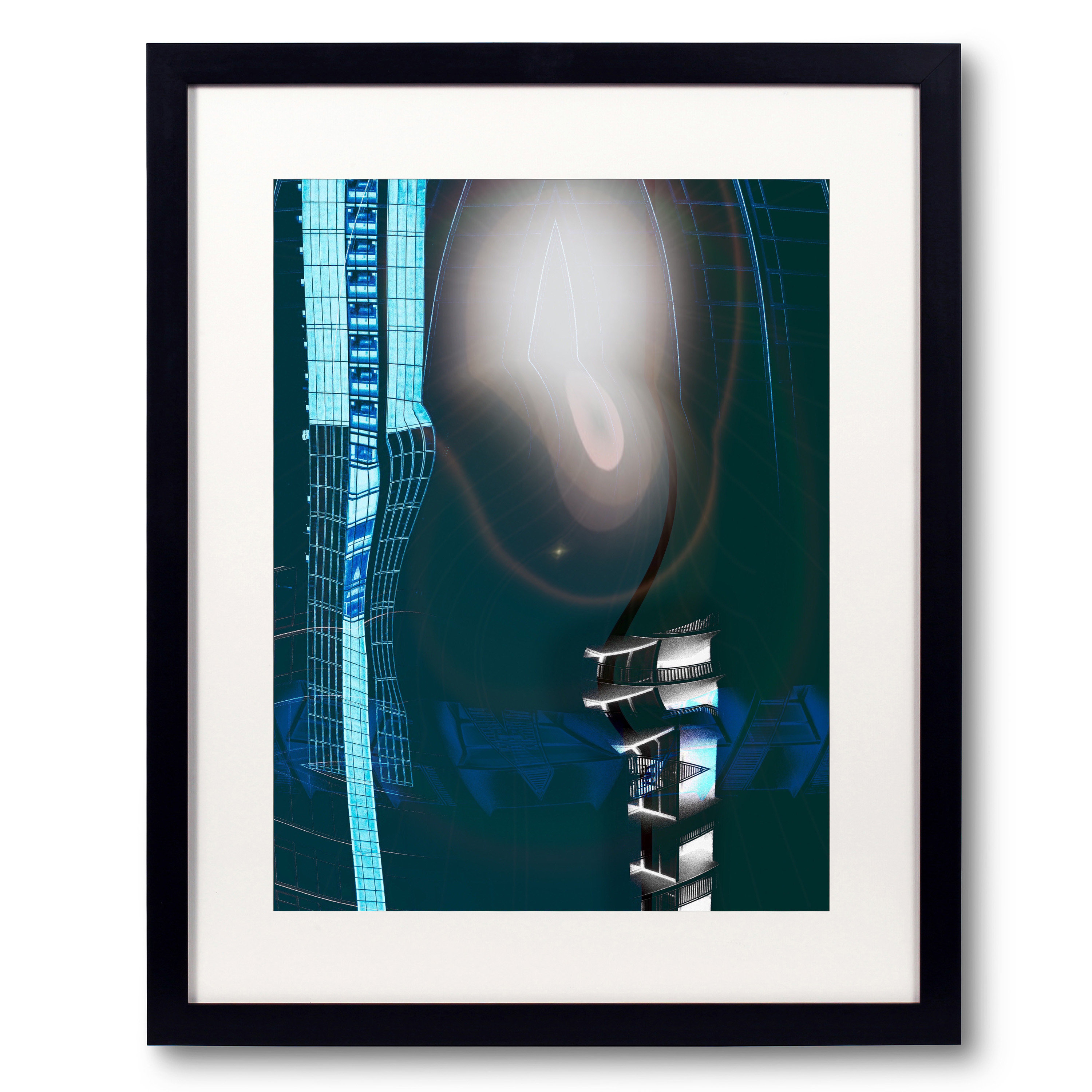 Made & Curated Space Station by Kevin Quinn - Framed Fine Art on Paper ...