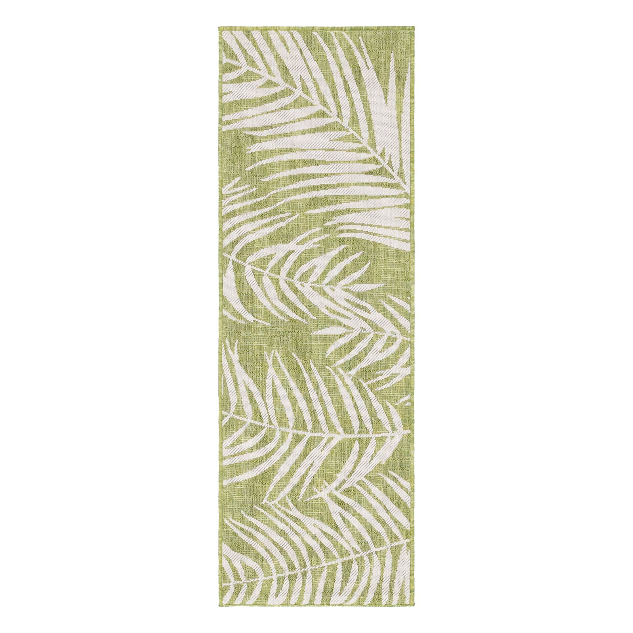 Bayou Breeze Amanda Floral Green/Ivory Indoor / Outdoor Area Rug ...