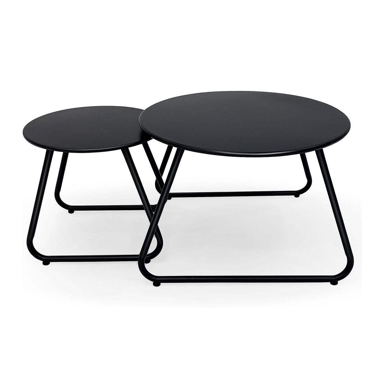 Dakota Fields Patio Outdoor Coffee Table Set Of 2, Weather Resistant ...