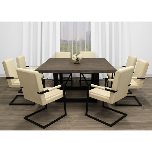 MOTI Furniture 9 - Piece Dining Set | Wayfair