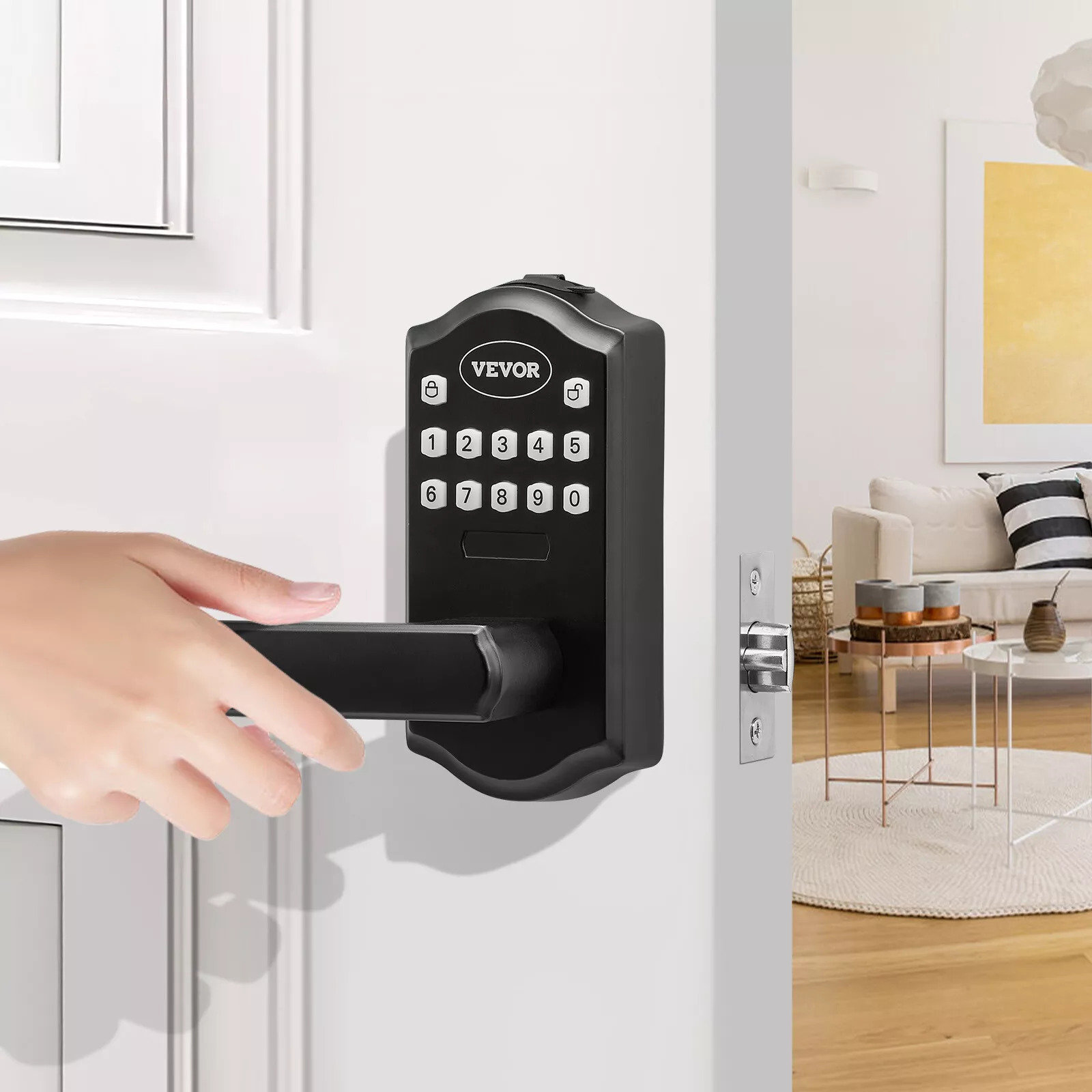 suming Keyless Entry Door Lock Combination Door Lock Electronic Keypad ...