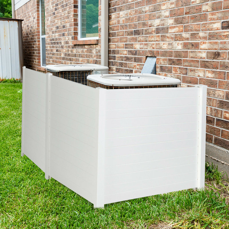 Gymax PVC Privacy Fence Panel & Reviews | Wayfair