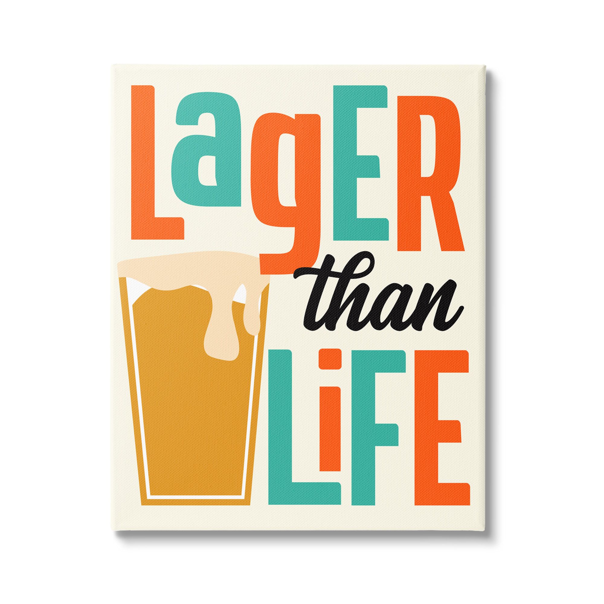 Trinx Vintage Lager Than Life Canvas Wall Art by Anna Quach - Wayfair ...