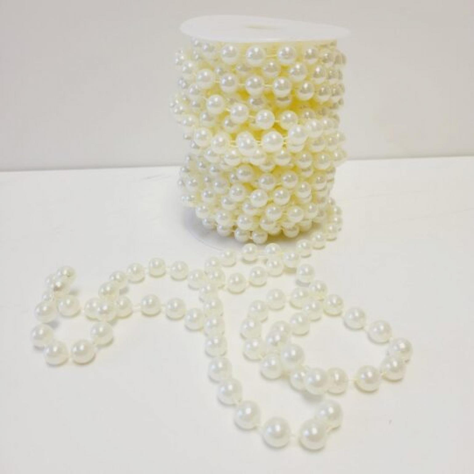 The Holiday Aisle® Ivory Pearl Garland | Wayfair