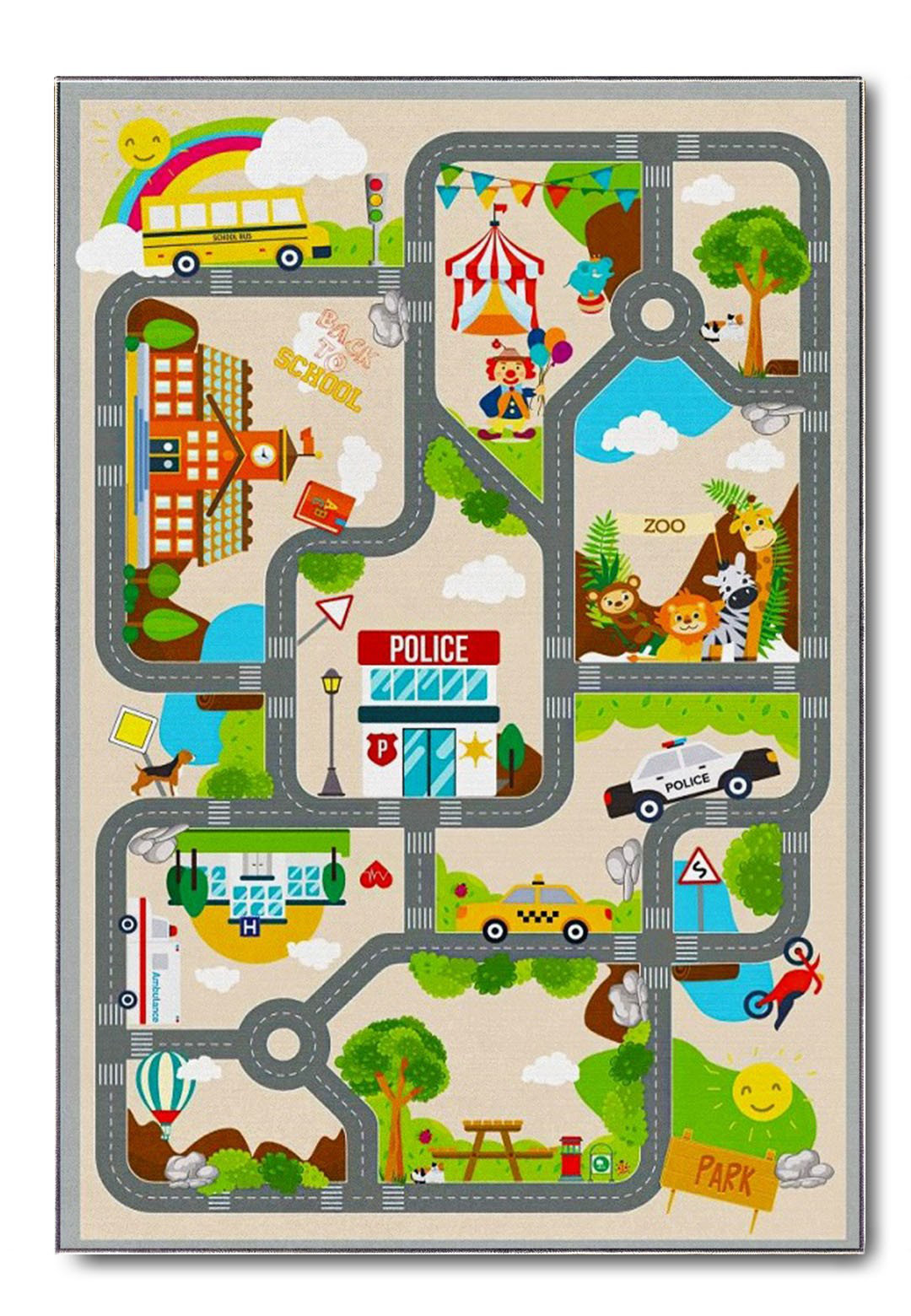 East Urban Home Ryann Green Paisley Digital Print Cotton Chenille Area ...