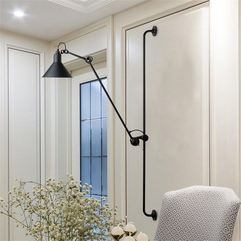 17 Stories Wrought Iron Plug-in Swing Arm Sconce & Reviews - Wayfair Canada