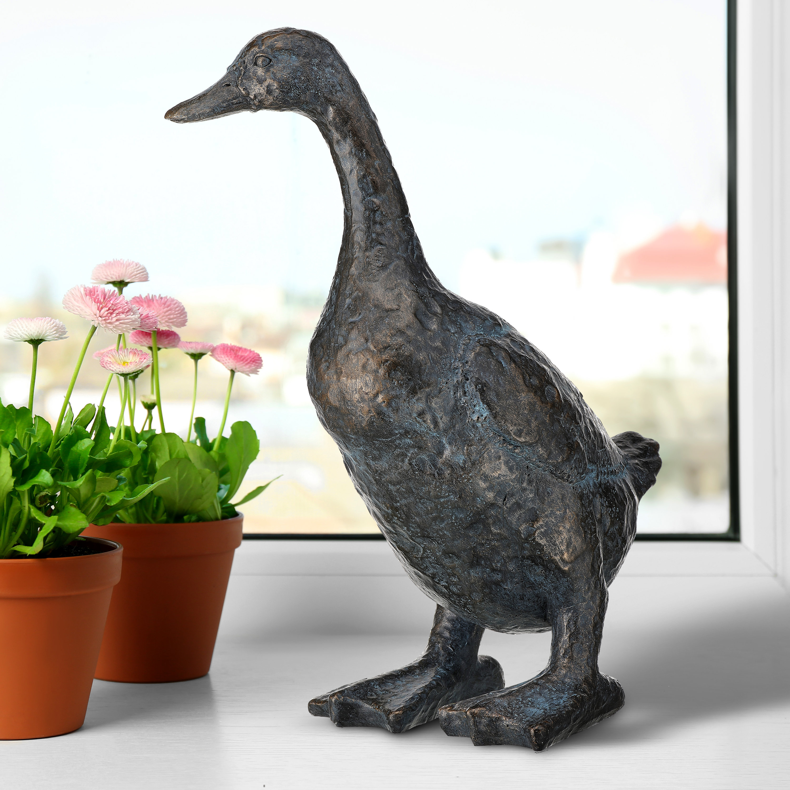 Arlmont & Co. Christee Animals Weather Resistant Plastic Garden Statue ...