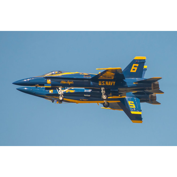 17 Stories " Blue Angels Airplane Stunt Group " on Canvas | Wayfair
