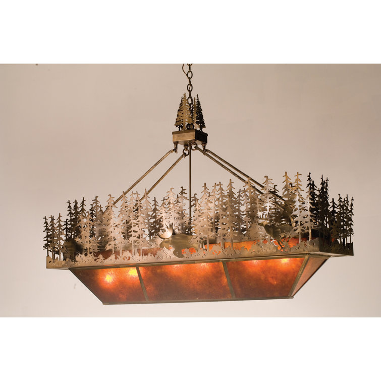 Meyda Lighting 6 - Light Antique Copper Pool Table Lights Pendant | Wayfair