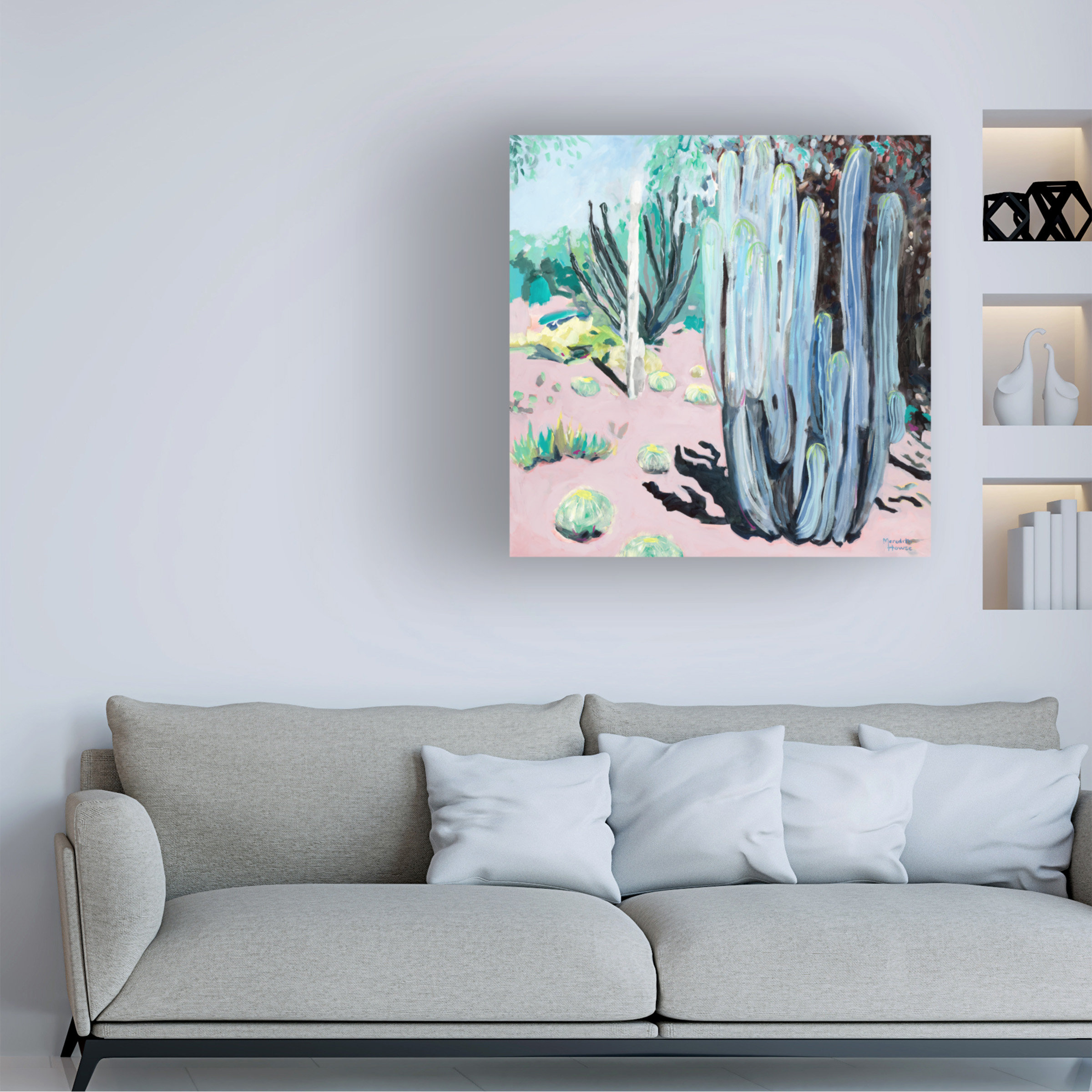 Bungalow Rose Meredith Howse Succulent Society Canvas Art | Wayfair