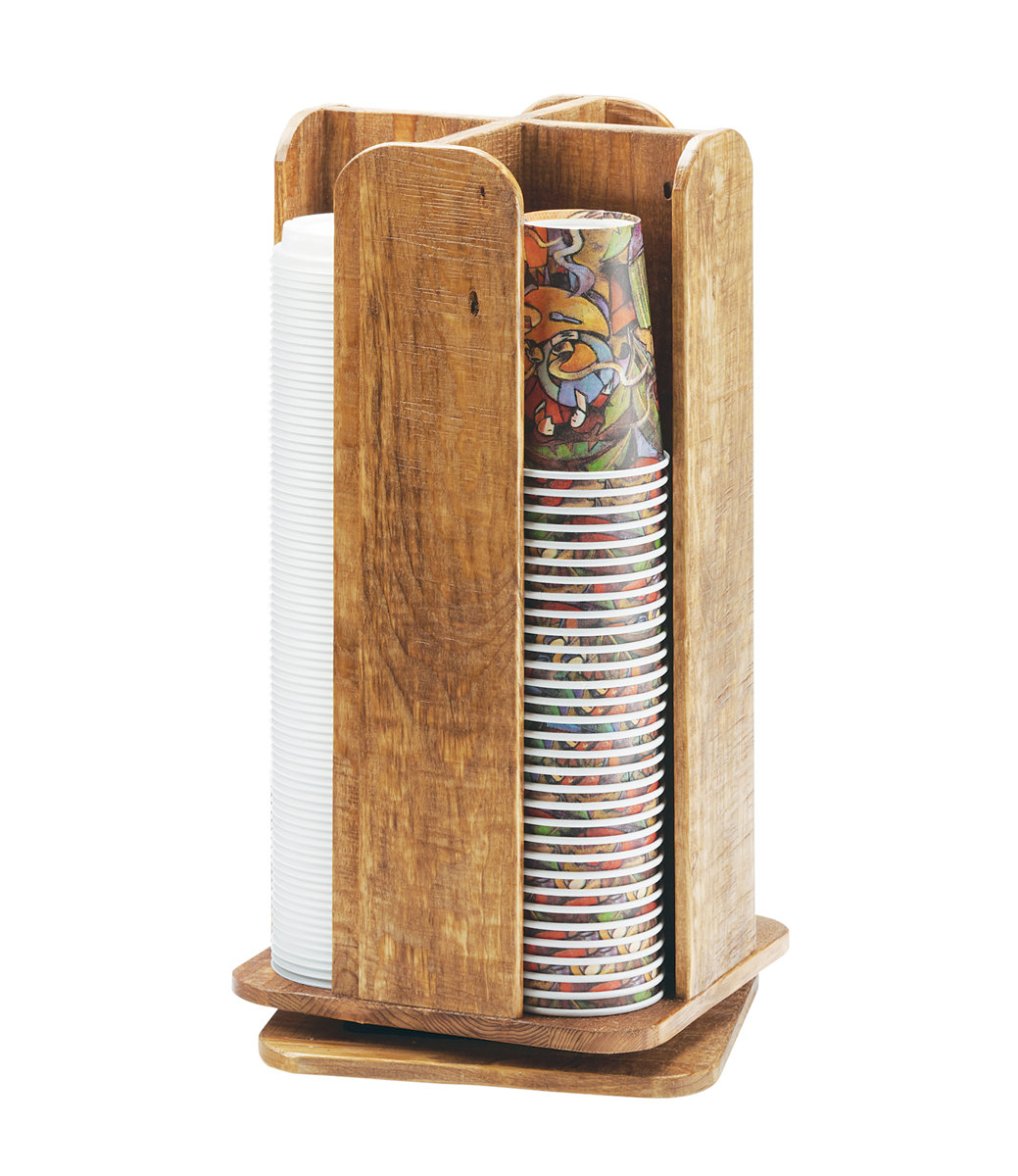 Cal-Mil Madera Revolving Cup and Lid Organizer | Wayfair