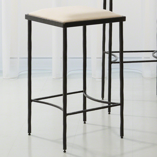 Global Views Hammered Stool | Wayfair