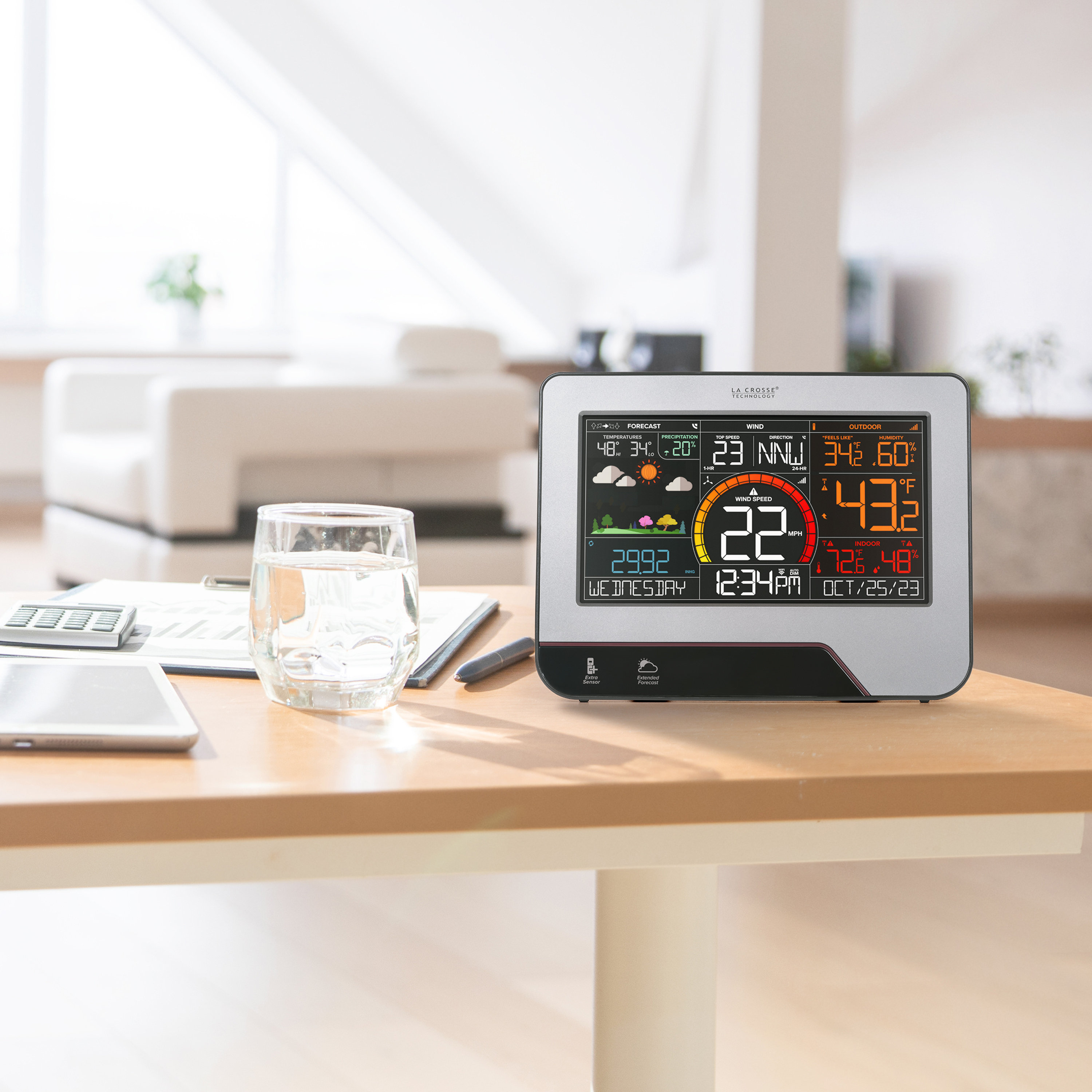 La Crosse Technology Wireless Wifi Professional Weather Station with ...