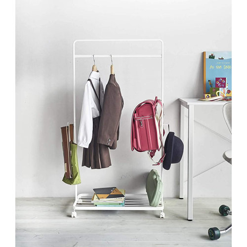 Yamazaki USA Yamazaki Home Kids Clothes Rack, Steel, Wheels | Wayfair