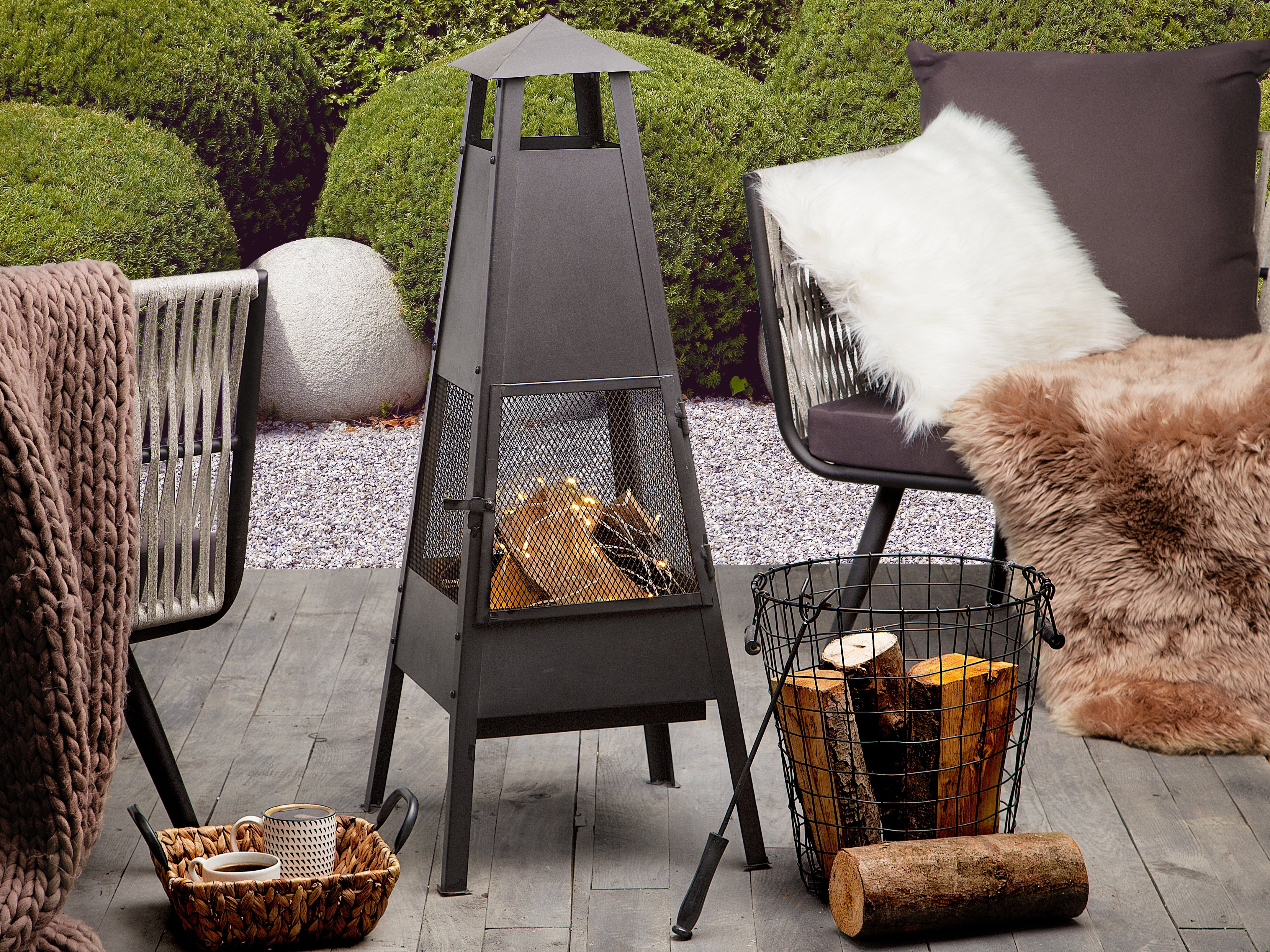 Dakota Fields Maki Steel Charcoal Fire Pit & Reviews | Wayfair.co.uk