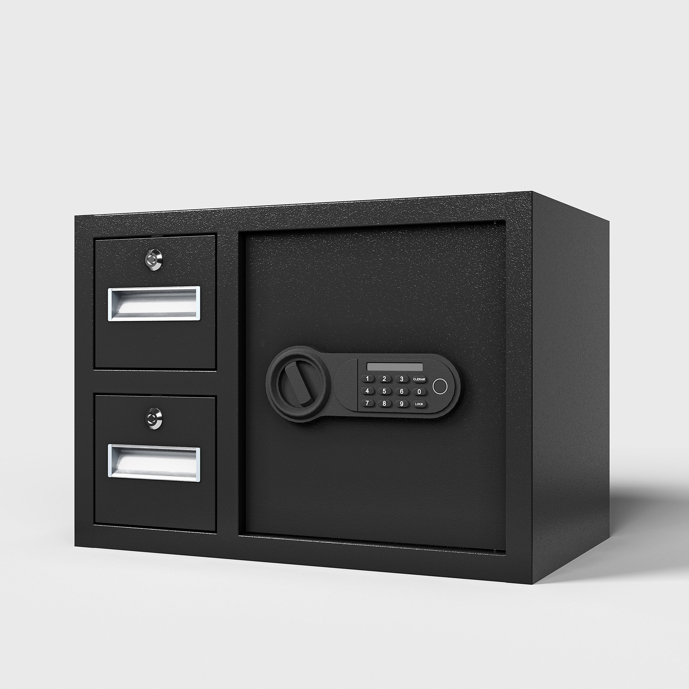 dingdangxiang 1.85 Cu Ft Steel Security Safe & Lock Box with Electronic ...